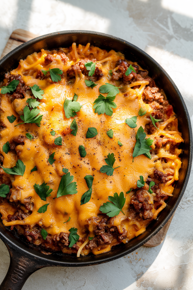 Easy Weeknight Comfort: Cheesy Ground Beef & Rice Casserole – Shab's ...