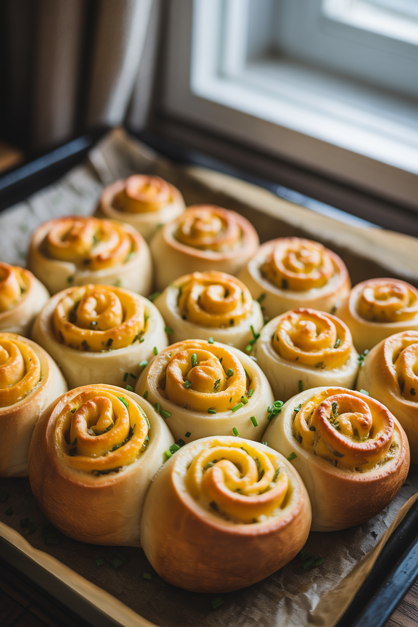 🧄 Best Cheesy Garlic Swirl Rolls (Fluffy, Buttery & Irresistible ...