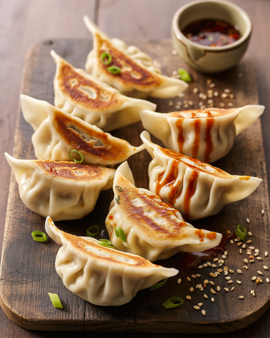 🥟🔥 Best Pan-Fried Chicken Dumplings (Crispy & Juicy Asian-Inspired ...